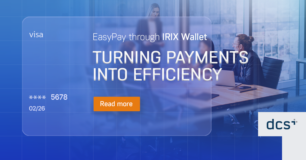 dcs plus | EasyPay is now available through IRIX Wallet!